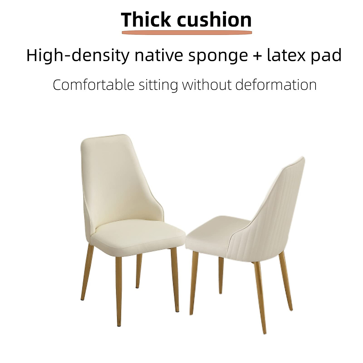 Wohh Round Marble Dining Table, Dining Table Faux Marble, Stone Top Dining Table Set for 6-8 (53 Table and 6 Chairs)