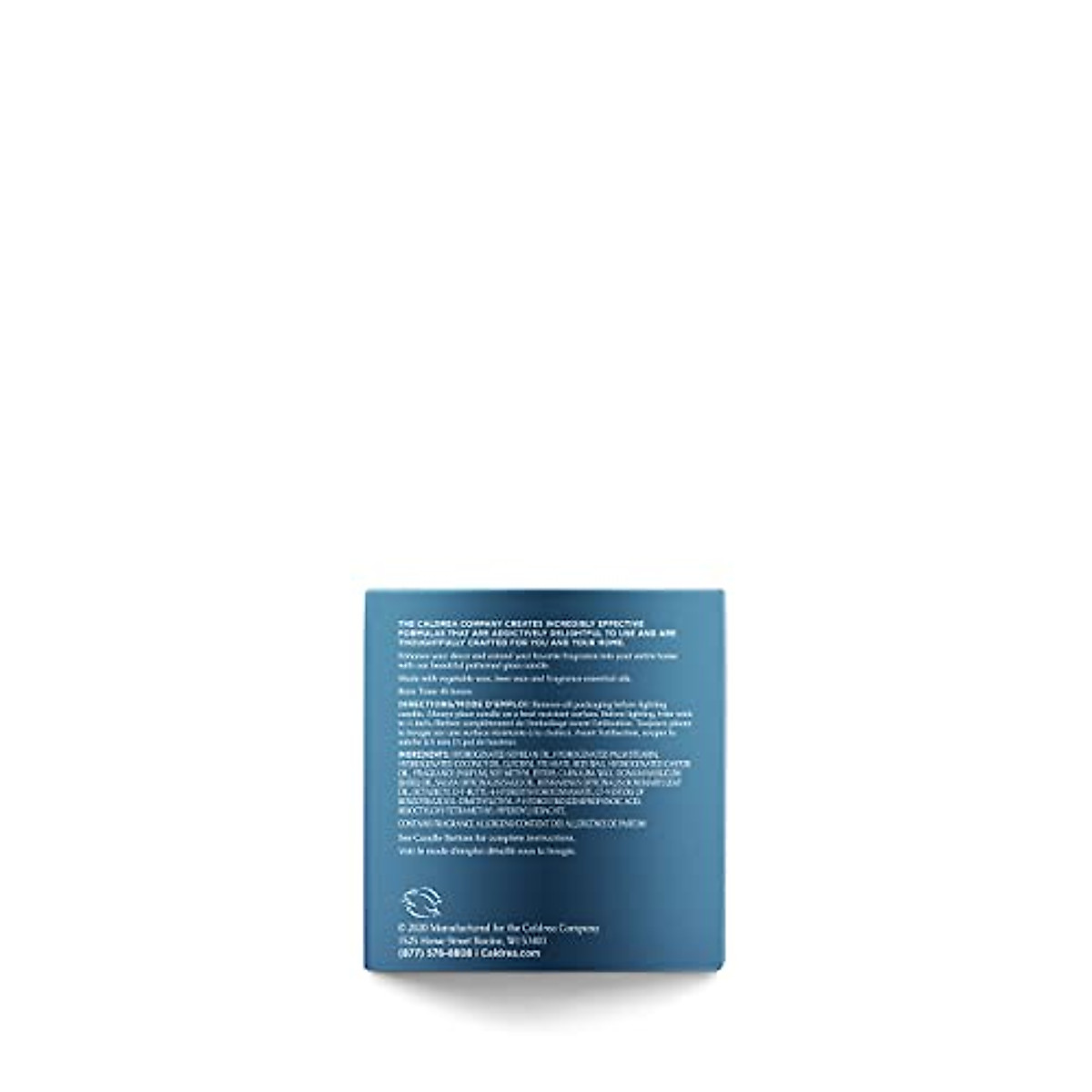 Caldrea Scented Candle, Made with Essential Oils and Other Thoughtfully Chosen Ingredients, 45 Hour Burn Time, Basil Blue Sage Scent, 8.1 oz