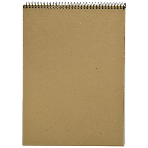 Silverpoint Top Wire Pad, Heavy Back, Quadrille Rule, 8.5 x 11.75 Inches, 70 Sheets, Protective Cover, Blue/Black (51070)