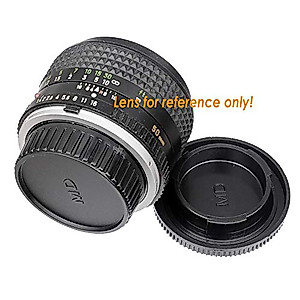 (2 Packs) Fotasy MD Lens Rear Cap, Md Body Cap, Minolta MD Lens Back Cover, Minolta MC Lens Cap, Minolta Rokkor Body Cap, Lens Cover Body Cap fits Minolta Rokkor MD MC Mount Camera Lense, MD_2