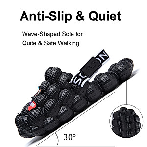 Bubble Slides for Kids,Girls Boys Golf Ball Slides,Funny Diy Lychee Massage Toddler Sandals Adjustable Elastic Band Kids Slippers for Indoor Outdoor Non-Slip Thick Sole Pool Beach Slides(Black 39/40)