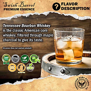 Thousand Oaks Barrel Co. Tennesse Bourbon Whiskey Flavor Essence - Single Pack 20ml (0.65oz) Liquor Essence Refill for Barrel Aging Whiskey Making Kit, Cocktails Mixers - Moonshine Flavoring Supplies
