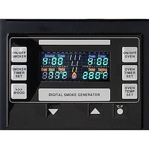 Bradley Smoker 6-Rack Outdoor Electric Smoker, Digital Vertical Smoker With Stainless Steel Grill