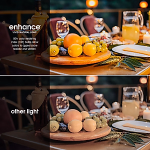 Feit Electric BR40 LED Light Bulb, 150W Equivalent, Dimmable, E26 Base, Reflector Light Bulb, CRI 90, 2175 Lumens, 2700K Soft White, 22-Year Lifetime, BR40DM/2175/927CA