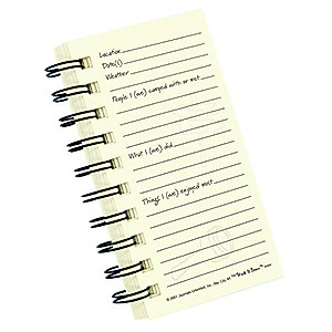 Camping, The Campers Journal - MINI Kraft Hard Cover (prompts on every page, recycled paper, read more...)