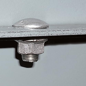 Hillman Fastener 240180 3/8-16X4 Carriage Bolt, 3/8 x 4-Inch, No Color