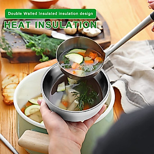 Mimorou 20 Pack 304 Stainless Steel Bowl Set 13oz Double Walled Insulated Snack Bowls Small Metal Mixing Bowls Lightweight Toddler Bowl Multipurpose Dinner Bowl for Ice Cream, Cereal, Snack