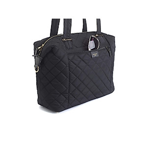 Storksak Stevie Quilt Diaper Changing Bag, Black