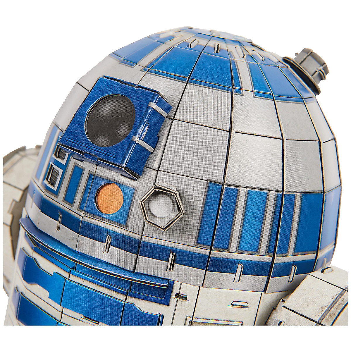 4D Build Star Wars R2-D2 Cardstock 3D Model Kit, Star Wars Gifts, Star Wars Toys Desk Décor for Star Wars Fans & Collectors, Adults & Teens 12+