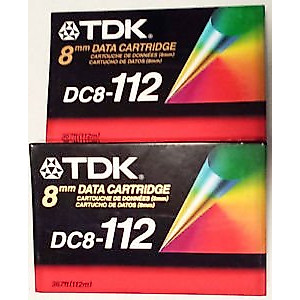 TDK DC8-112 New Sealed 8mm 2.5 GB DC8-112 Media Data Tape Cartridge (DC8112), New