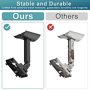 Yimaut (2 Pack) Ceiling/Wall Mount Bracket for Bose Cube Speaker,for UB-20,UB20 Series II, WB-50 Series II, Lifestyle 600, V35, V25, V10, T20, V20, V30, CineMate 520, CM520, Acoustimass Series Black