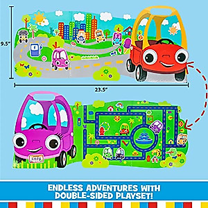 Repositionable Little Tikes Sticker Playset – Car & Truck Stickers for Kids Ages 3+