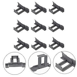 VILLCASE 30 Pcs Solar Drainage Buckle Clip Holder Solar Panel Water Clip Solar Panel Clamps Solar Panel Cleaning Solar Panel Water Clamp Solar Stagnant Clamp Automatic Battery Abs