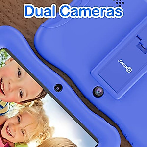 Contixo Kids Tablet V9, 7-inch HD, Ages 3-7, Toddler Tablet with Camera, Parental Control - Android 10, 32GB, WiFi, Learning Tablet for Kids, DkBlue