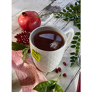 Bigelow Tea Green Tea with Pomegranate, Caffeinated Tea with Pomegranate, 20 Count Box (Pack of 6), 120 Total Tea Bags