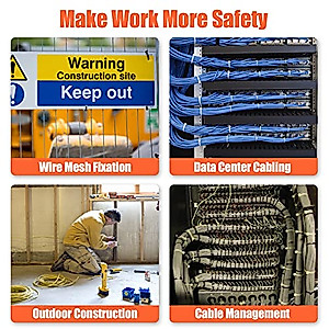 12 Inch Zip Ties (Bulk 1000 Pack Black & 100 Pack White),50LBS Tensile Strength Heavy Duty Cable Wire Ties With Self-Locking Adjustable Durable Nylon Tie Wraps for Indoor Outdoor (10 Pack Mount)