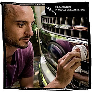 Tub O’ Towels Heavy Duty Chrome Wipes – Clean, Shine & Protect, 40 Count Wipes, TW40-CHR