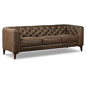 POLY & BARK Essex Furniture, 89 inches, Cocoa Brown