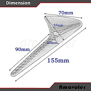 amavoler Turn Signal Side Camera Protection Cover Fit for Tesla Model 3 Model Y, Perfect Decoration Accessories for Your Side Camera (White)