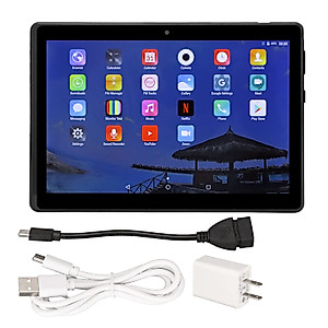 Dpofirs 8inch Tablet for 11, 1920x1080 HD IPS Screen, 4GB RAM 64GB ROM, MT6592 Octa Core Processor, Dual Sim 3G Call Tablet, WiFi Tablet PC Black (US Plug)