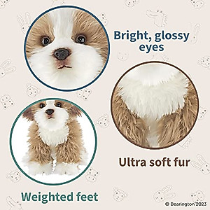 Bearington Murphy Plush Maltipoo, Dog Stuffed Animal, 13 Inch