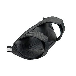 Giant Loop Zigzag Handlebar Bag, 1.5 Liter Black Windshield Pouch, Fits Any Motorbike, Dirt Bike & Snow Bike