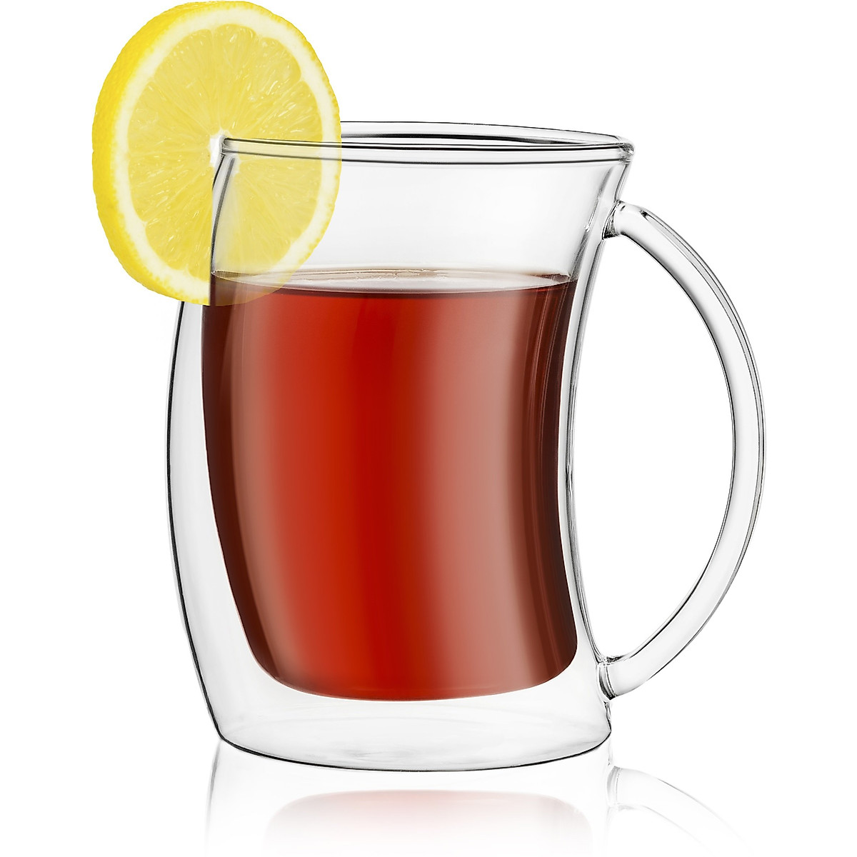 JoyJolt Caleo Collection Double Wall Insulated Glasses Espresso Cups Set of 2 (2-Ounces 60 ML)