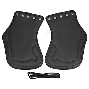 Fockety Engine Heat Shield, 2pcs Heat Shield Deflector, Heat Insulation Motorbike for Motorcycles Decorating