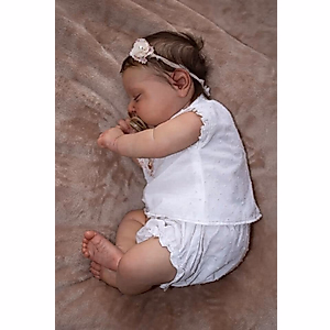 Pinky Reborn Baby Dolls 20 Inch Newborn Baby Doll Toddler Reborn Doll Toys for Kids Gifts