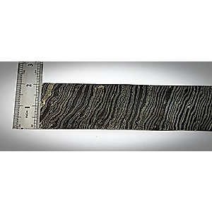 Poshland DBD-58 CUSTOM HANDMADE DAMASCUS STEEL BILLET/BLANK BLADE MAKING BAR (TWIST)