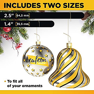 300 Pack Ornament Hooks for Christmas – Essential Christmas Ornament Hangers – Perfect Xmas Ornament Hangers for Christmas Tree Decoration (Gold)