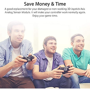 EEEKit 3D 6-Pack Replacement Joystick for PS4 Dualshock 4 Xbox One Controller Xbox Elite Controller