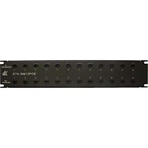 DITEK Surge Protection DTK-RM12POE Rack Mount PoE Surge PROTECTIO12 Port, 2