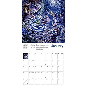Celestial Journeys by Josephine Wall Wall Calendar 2021 (Art Calendar)