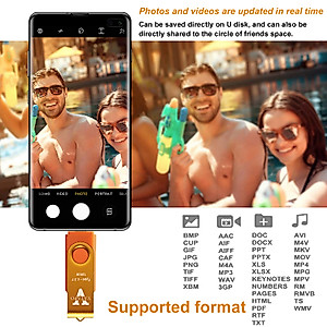 VATAPO 3.1 256GB 3 in 1 High Speed Flash Drive for Android Smartphones with OTG Function,Tablets,Laptop,Desktop,Photo Stick for Samsung Galaxy,LG,Google Pixel,Hua Wei.Moto,One Plus,etc.