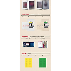 DRIPPIN Villain : Zero 2nd Single Album A Version CD+PhotoBook+1p PhotoCard+1ea Sticker+1ea Bookmark+Tracking Sealed