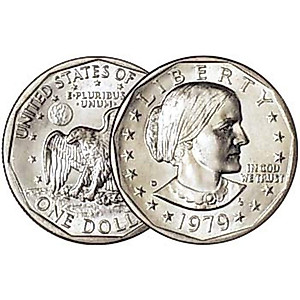 1979 P, D Susan B. Anthony Dollar 2 Coin Set Dollar Uncirculated US Mint