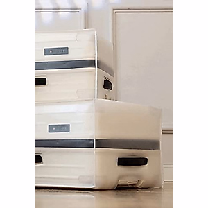 gaunghong Luggage Cover 20 22 24 28 Inch Suitcase Cover Rolling Luggage Cover Protector Clear EVA Suitcase Cover for Carry on Luggage(20Inch)