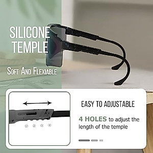 NICBOOY 3 Packs Rubber Earpiece For Sports Sunglasses, Replacement Ear Piece For Brand Sunglasses,  Anti-slip Silicone Earpiece Sports Sunglasses