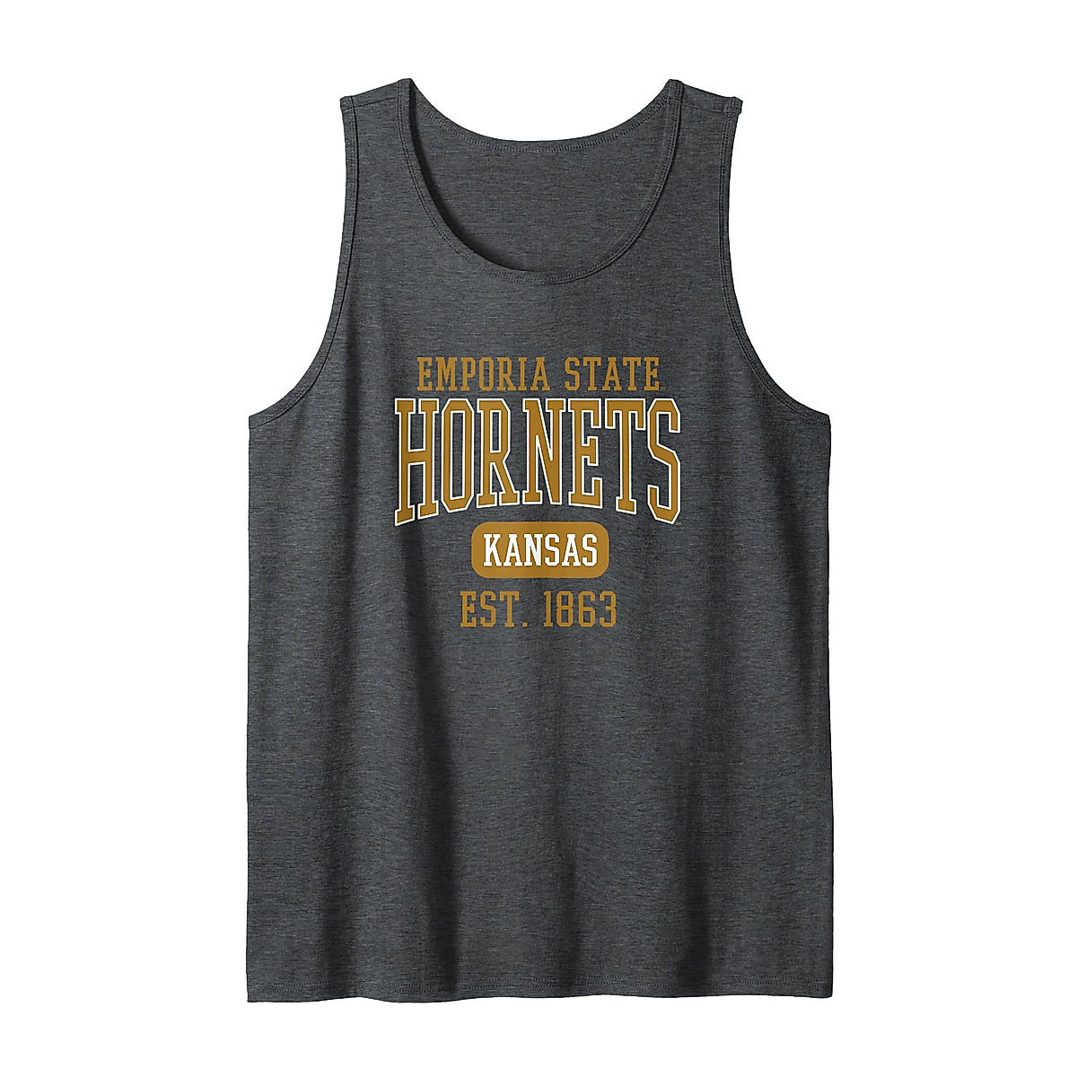 Emporia State University ESU Hornets Est Date Tank Top