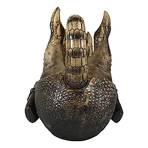 Ebros Gift Coiled Tipsy Drunk and Wild Armored Cowboy Sheriff Armadillo Booze Guzzler 12" Long Wine Bottle Holder Storage Caddy Figurine for Party Hosting Kitchen and Home Decor Statue