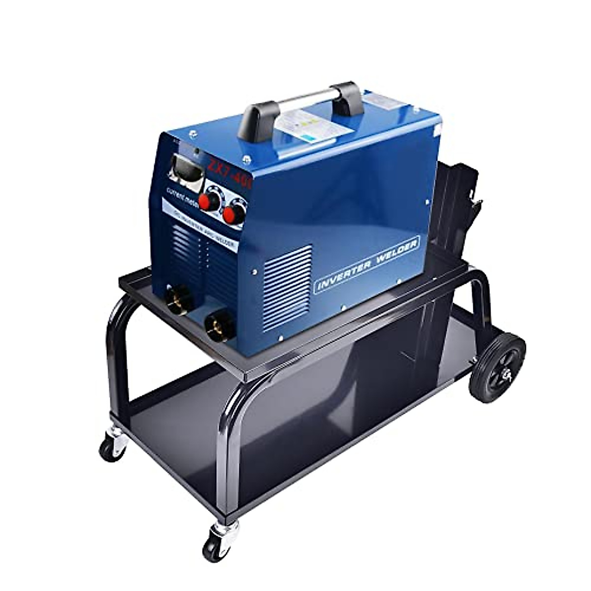 Aain AW6 MIG Welding Cart,Universal 2 Tier Rolling Welder Cart With Wheels for TIG MIG Welder and Plasma Cutter, Black