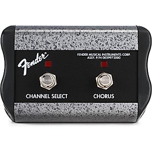 Fender 2-Button Footswitch: Channel/Chorus On/Off with 1/4 Inch Jack