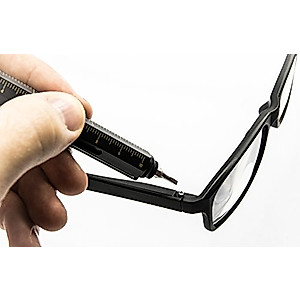 Troika CONSTRUCTION Multitasking Ballpoint Pen - PIP20/BG - Black/Gold - Centimetre and Inch Ruler - 1:20 m and 1:50 m Scale - Spirit Level - Slotted and Phillips Screwdriver - Stylus