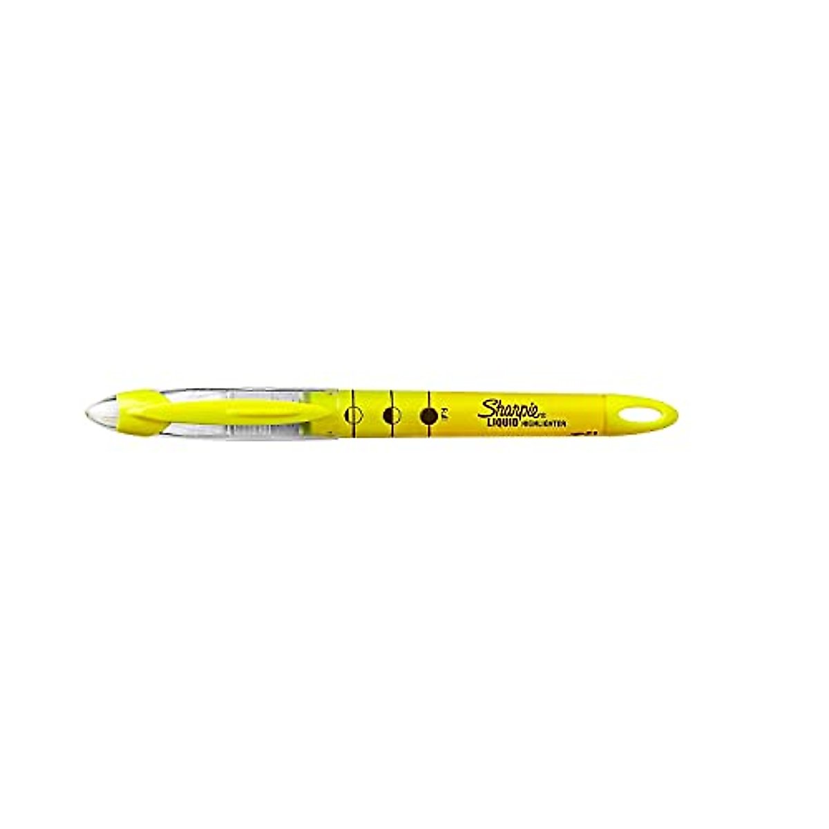 Sharpie Accent Pen-Style Liquid Highlighter - Micro Marker Point Type - Chisel Marker Point Style - Yellow Ink, Dozen