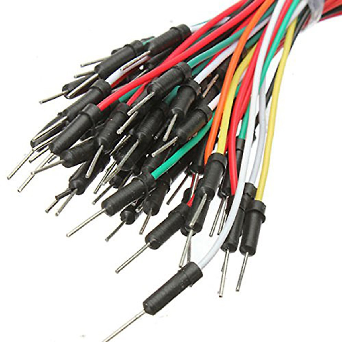 RGBZONE 130pcs Solderless Flexible Breadboard Jumper Wires Male to Male for Arduino Breadboard and Robotics and Raspberry
