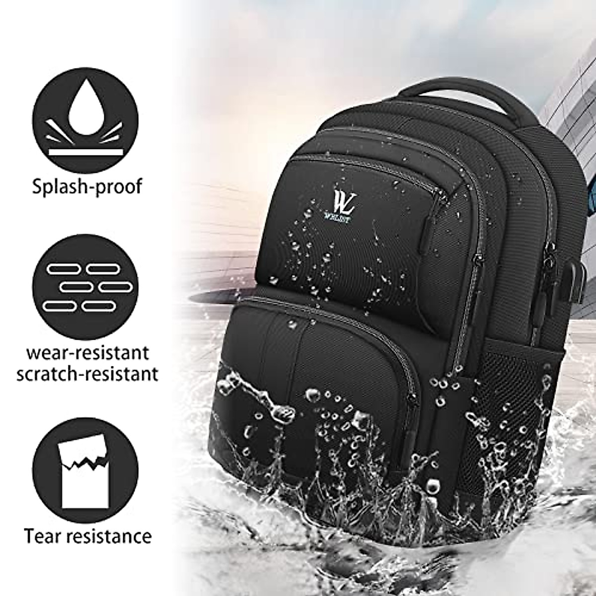 Small Backpack for Women, Small Travel Backpack, Gifts for Women, Small Backpack Men Business Travel Laptop Backpack Men Women Work Nurse, Lightweight Casual Small Black Back Pack 15.6