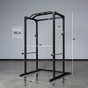 REP FITNESS PR-1100 Power Rack - 700 lbs Rated Lifting Cage for Weight Training