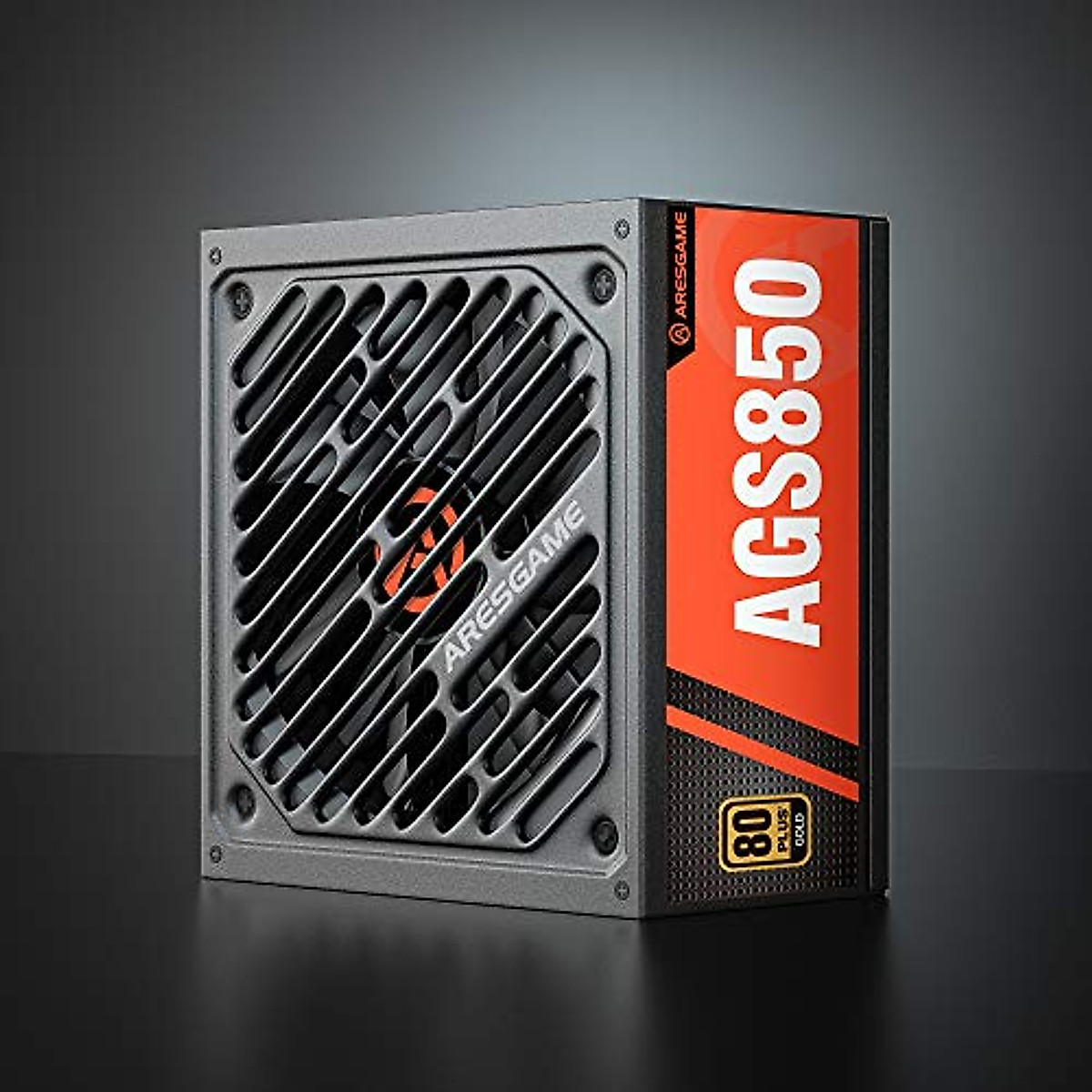 ARESGAME 850W Power Supply Semi Modular 80+ Gold PSU (AGS850)