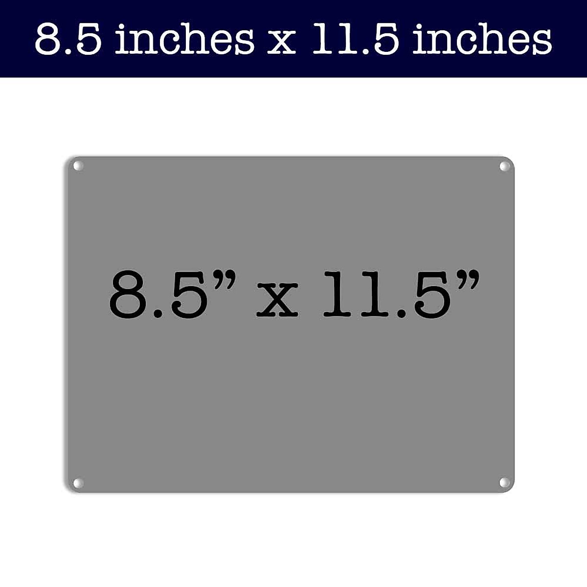 Note to Self, 8.5 x 11.5 Inch Aluminum Sign, Music Themed Decor for Music Room or Studio Wall, Gifts for Musicians, Orchestra Conductors, Songwriters, Teachers, Composers and Singers AL-0912-RK3038